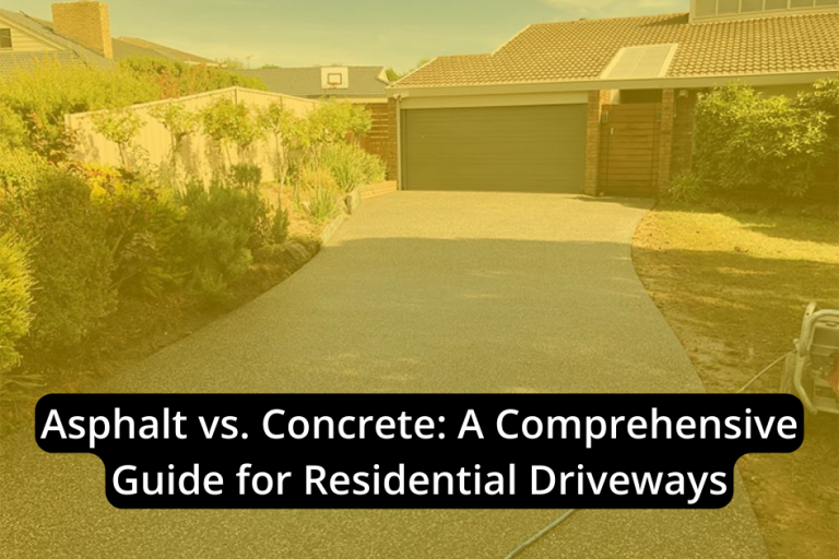 Asphalt vs. Concrete: A Comprehensive Guide for Residential Driveways ...